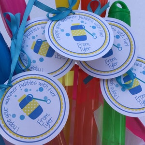 Bubble Tags, Last Day of School, Summer Tags, Tags for Bubble, Blow ...