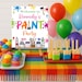 Editable Paint Party Welcome Sign Template Printable Painting Party ...