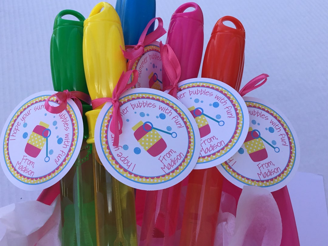 Bubble Tags, Summer Vacation Tag, Blow Bubbles Tag, Bubbles, Bubble ...