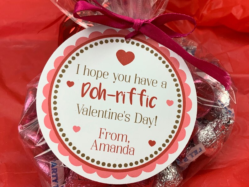 I Hope You Have a Doh-riffic Valentine's Day Doh - Etsy