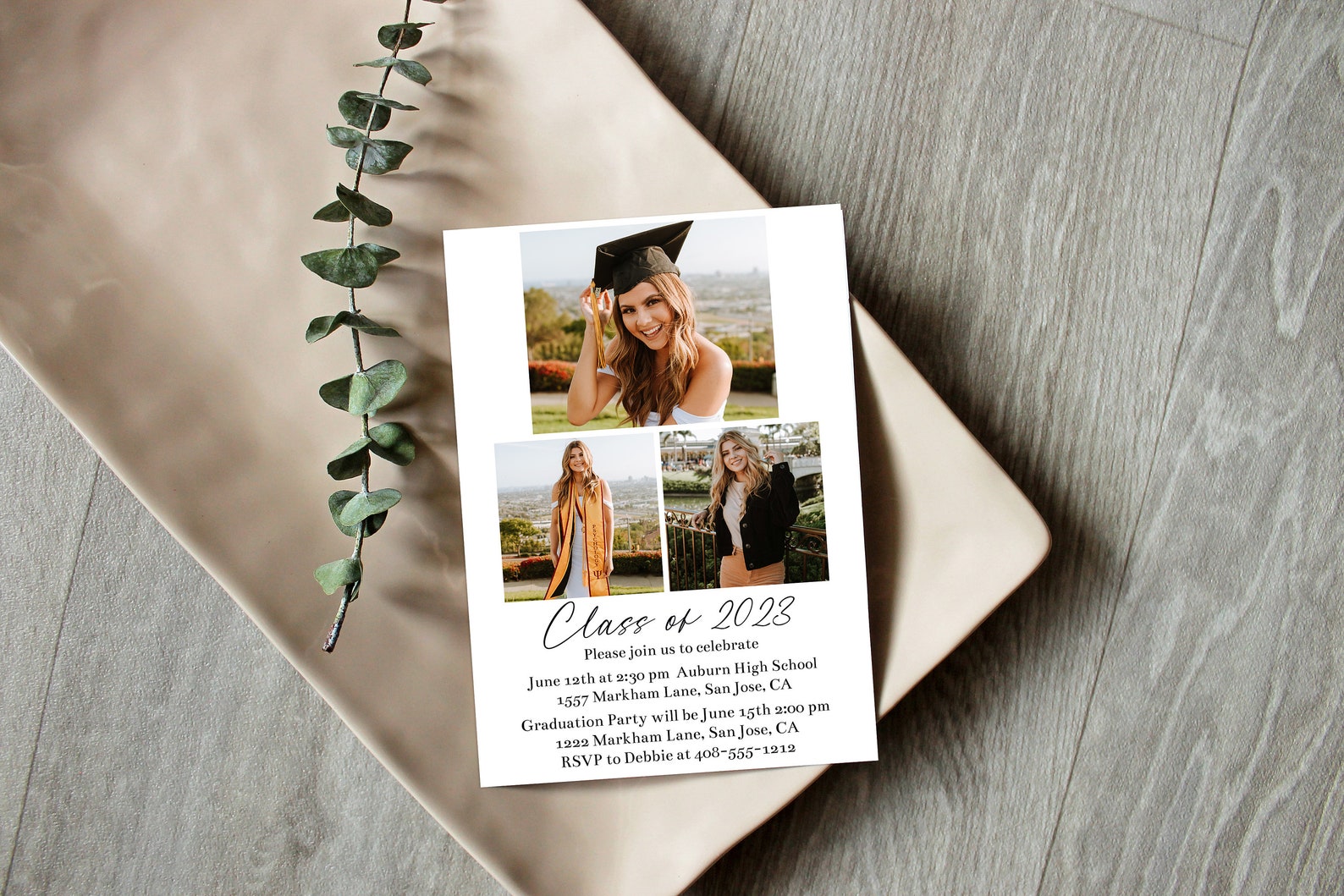 Editable Class of 2024 Graduation Announcement Template Printable ...