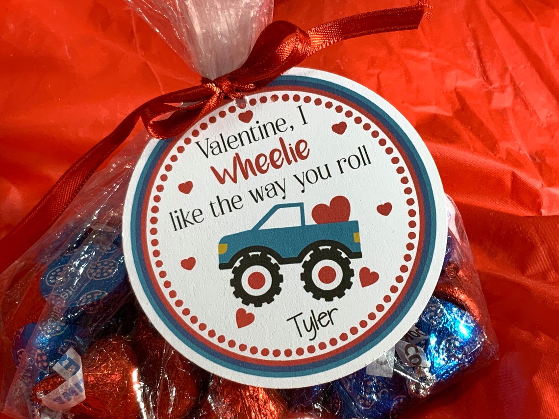 Monster Truck Valentine I Wheelie Like The Way You Roll | Etsy