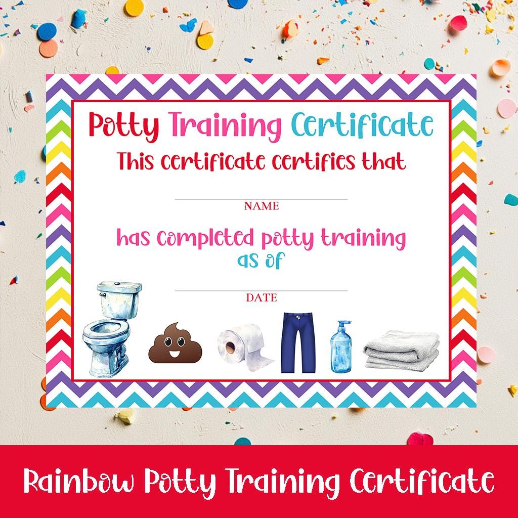 Printable Potty Training Bundle, Potty Training Checklist, Potty ...