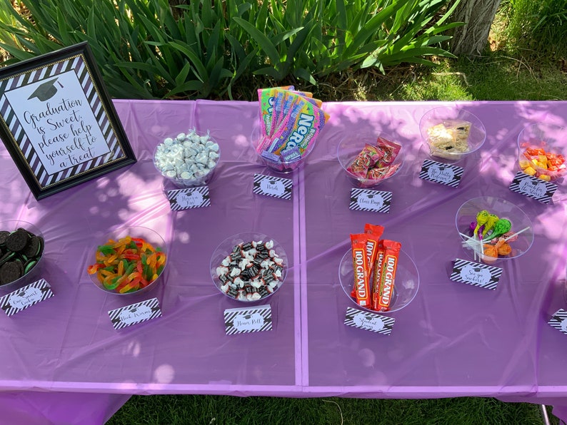 Graduation Candy Buffet Graduation Party Decorations - Etsy