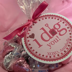 I Dig You, Valentine Tag, Classroom Valentine, I Dig You Valentine ...