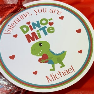 Dinosaur Valentine, Classroom Valentines, Valentines Day Tags, School ...