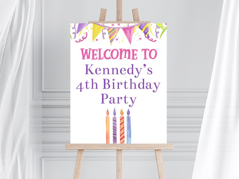 4th Birthday Party Bundle Editable Four is Fun Party Set - Etsy
