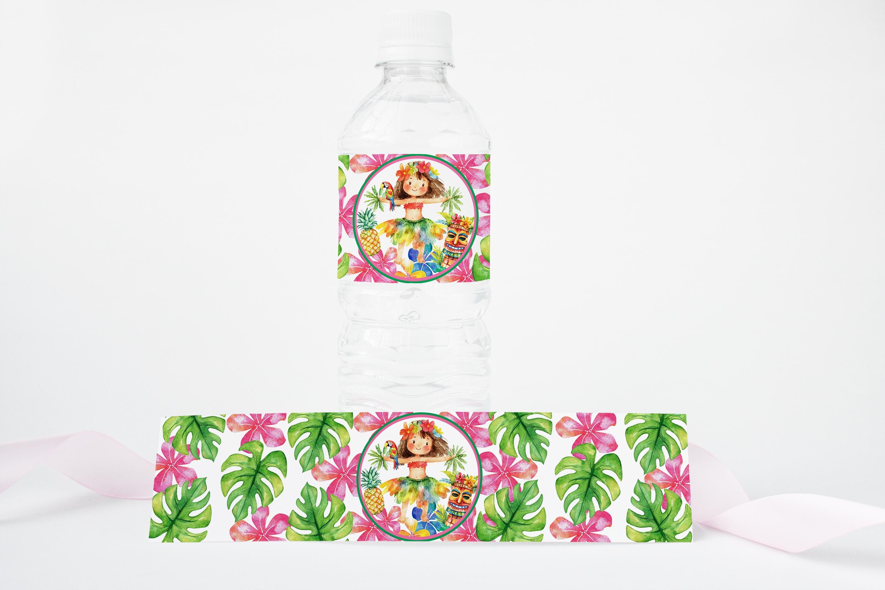 Printable Hawaiian Luau Hula Girl Party Decorations Editable Luau ...