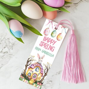 Editable Easter Bookmark Template Spring Easter Gift School Classroom ...
