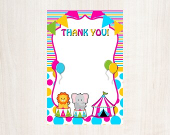 Carnival thank you | Etsy