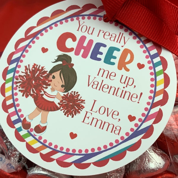 Cheerleader Valentine Cards - Etsy