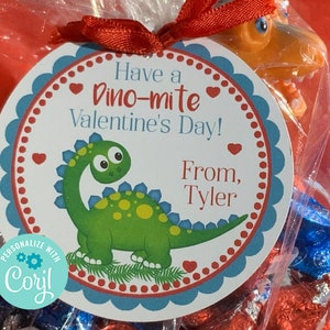 Editable Dinosaur Valentine, Printable Valentines, Have a Dino-mite ...