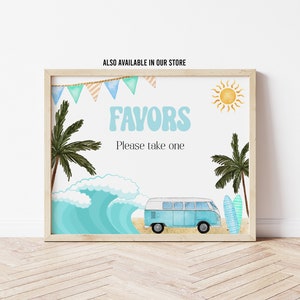 The Big One Sign First Birthday Party Surf Birthday 1st Birthday Party ...