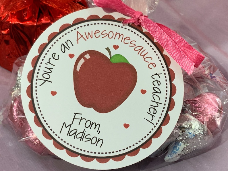 Editable Teacher Appreciation Tag Awesomesauce Teacher - Etsy