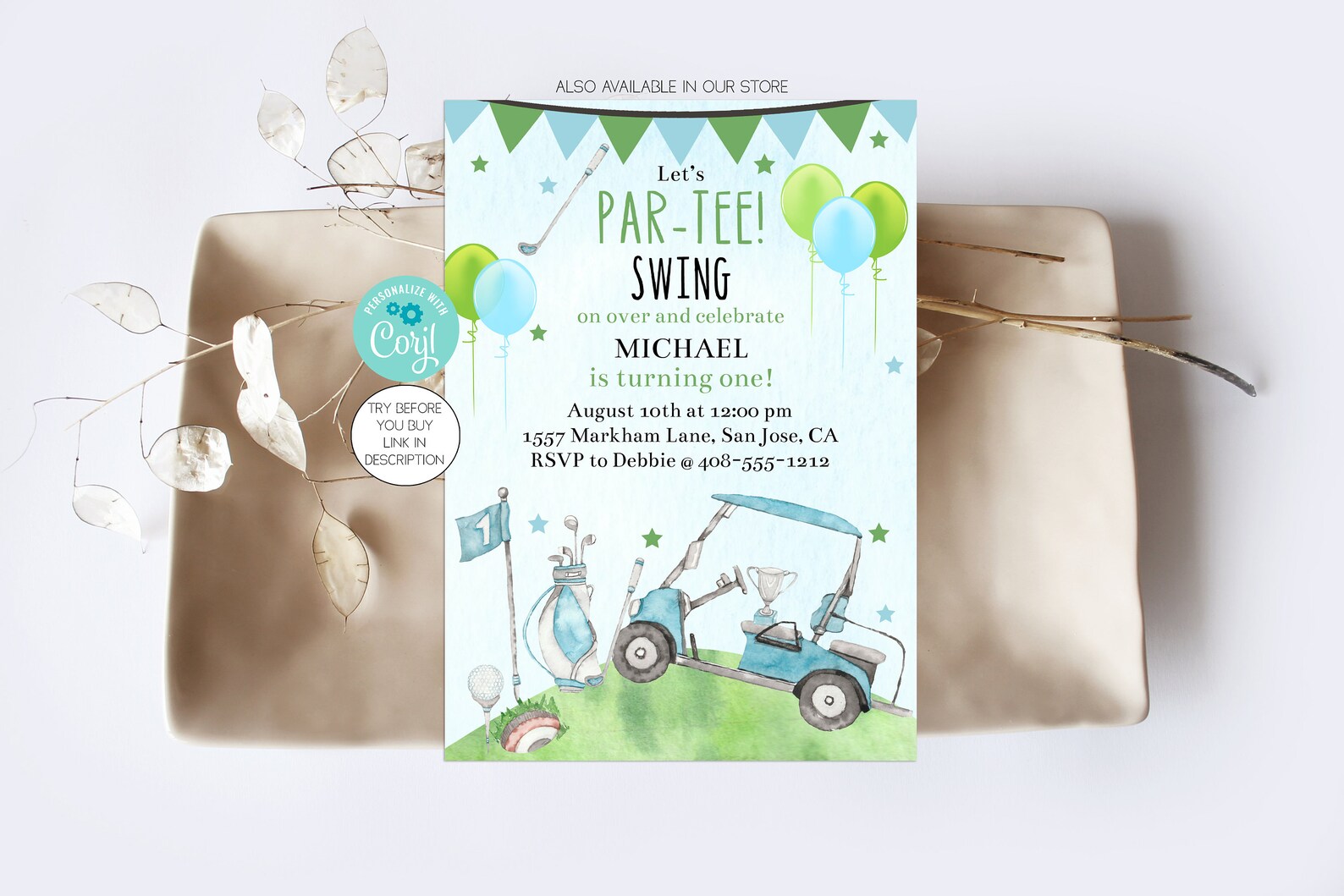 Golf Party Welcome Sign Golf Birthday Party Decorations 1st - Etsy