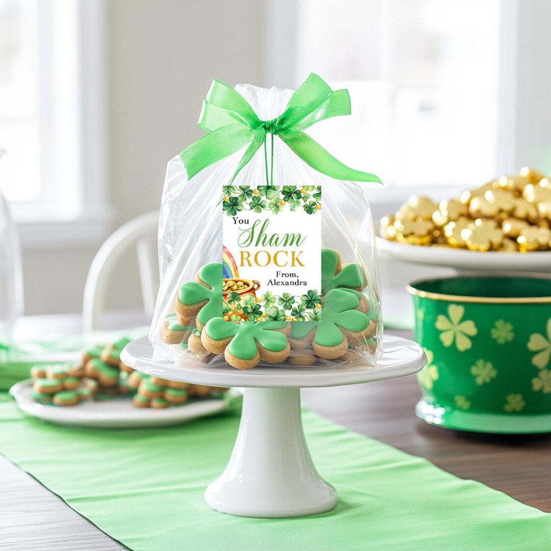 Editable St Patrick's Day You Shamrock Tag, Printable St Pat's Tag for ...