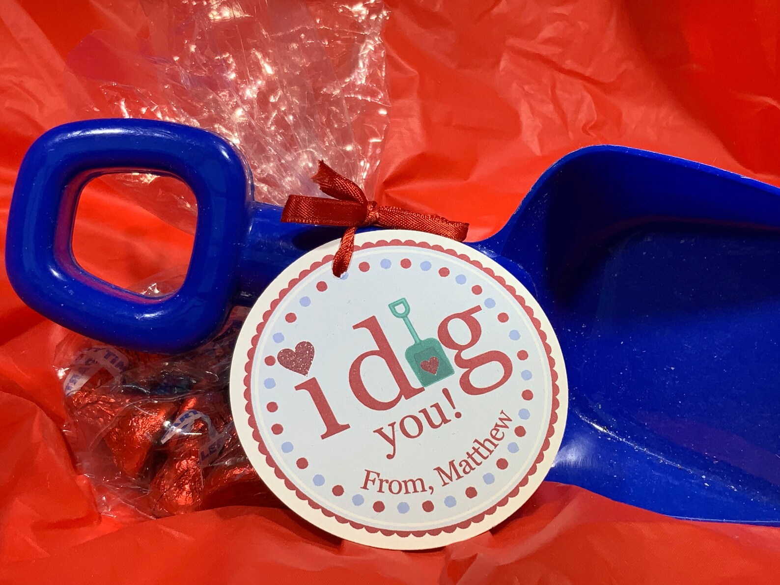 Printable Valentines I Dig You Valentine's Day Tag Boys - Etsy