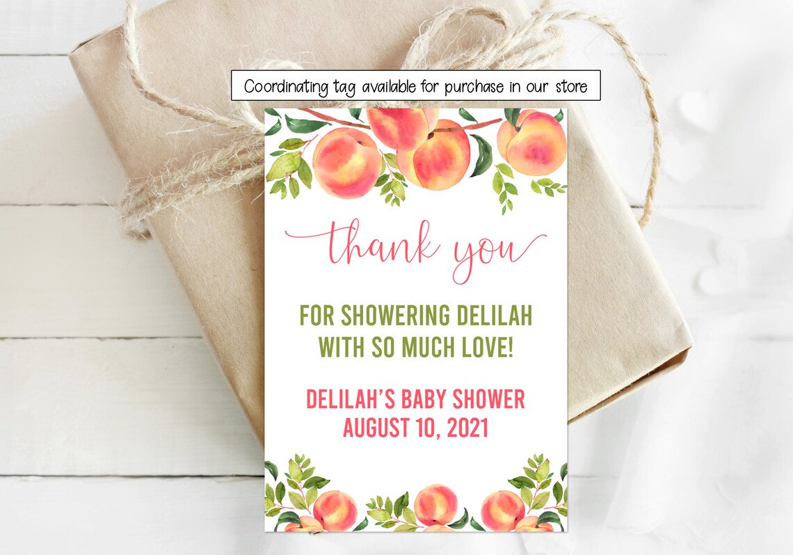 Editable Peach Welcome Sign Peach Baby Shower Peach Bridal - Etsy