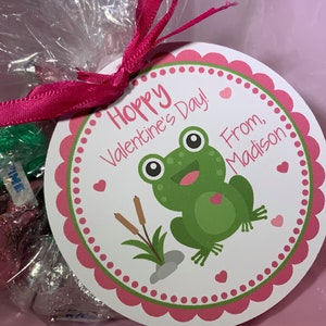 Frog Valentine, Hoppy Valentine's Day, Kids Valentines, Classroom ...