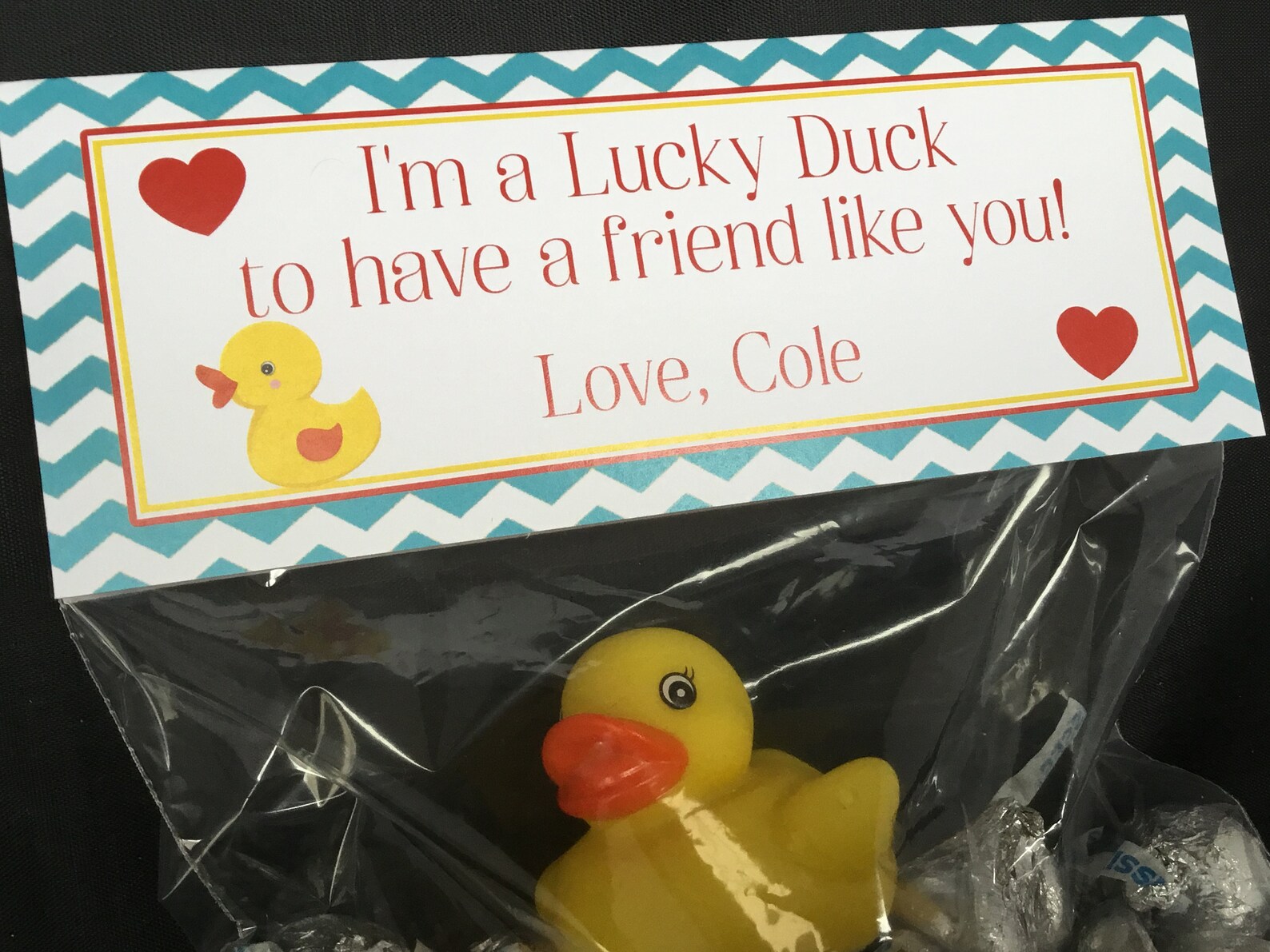 Editable Lucky Duck Bag Topper Lucky Duck Valentines - Etsy