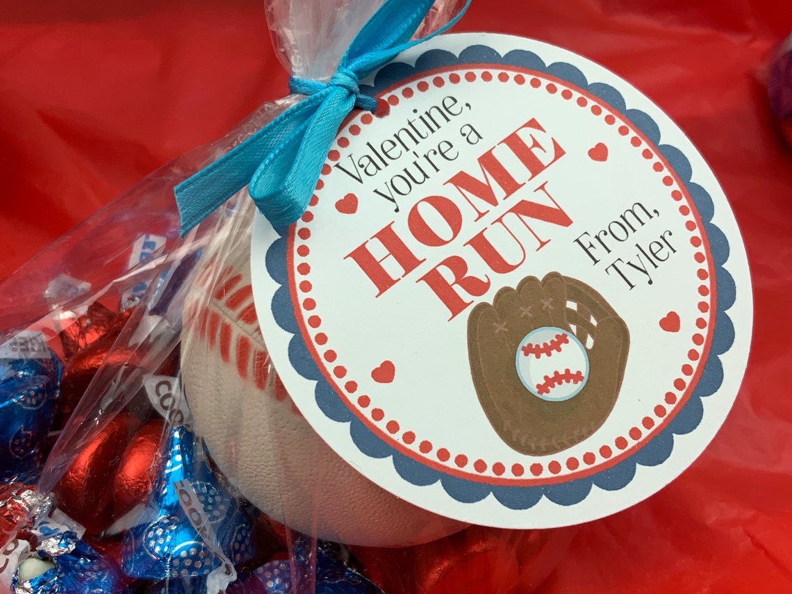 Sports Valentines, Baseball Valentines, You're a Home Run, Boy ...
