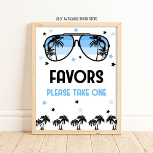 One Cool Dude Welcome Sign Template, 1st Birthday Party Decorations ...