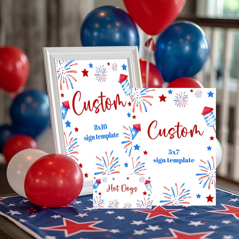 4th of July Sign - Etsy