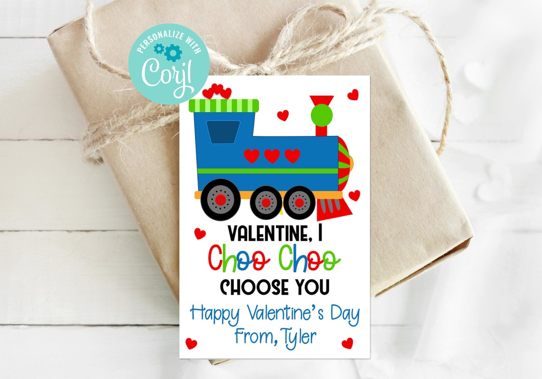 Editable Choo Choo Train Valentine's Day, Choo Choo Choose You ...