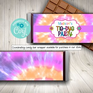 Editable Tie Dye Beverage Station, Drinks Sign, Beverage Sign, Tie Dye ...