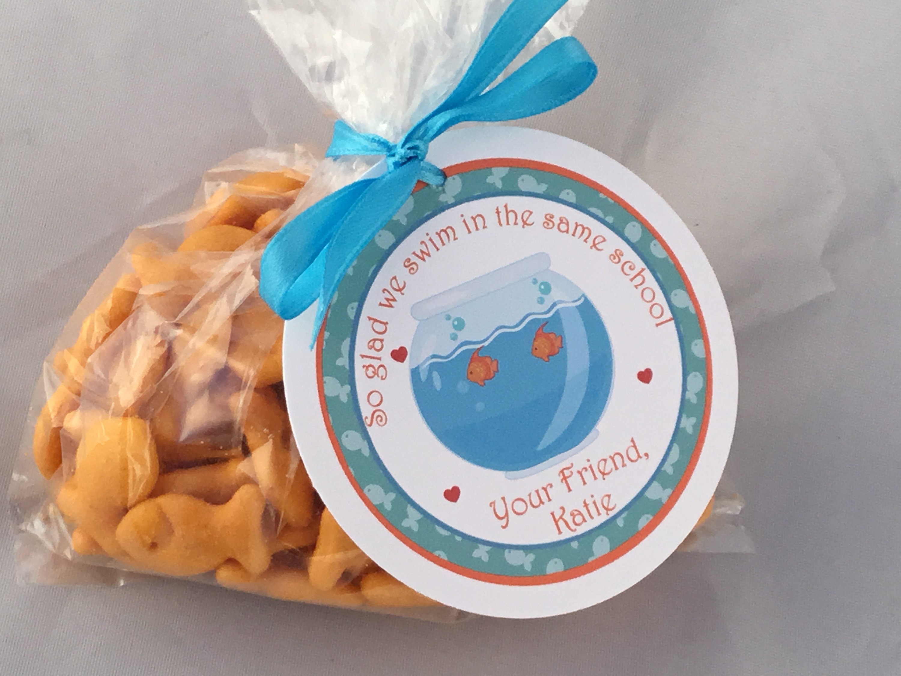 Goldfish Valentine Swim in the Same School Fish - Etsy