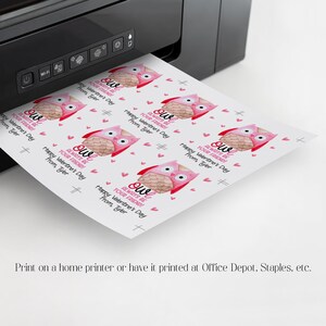 Editable Owl Valentine's Day, Owl Always Be Your Friend, Printable ...