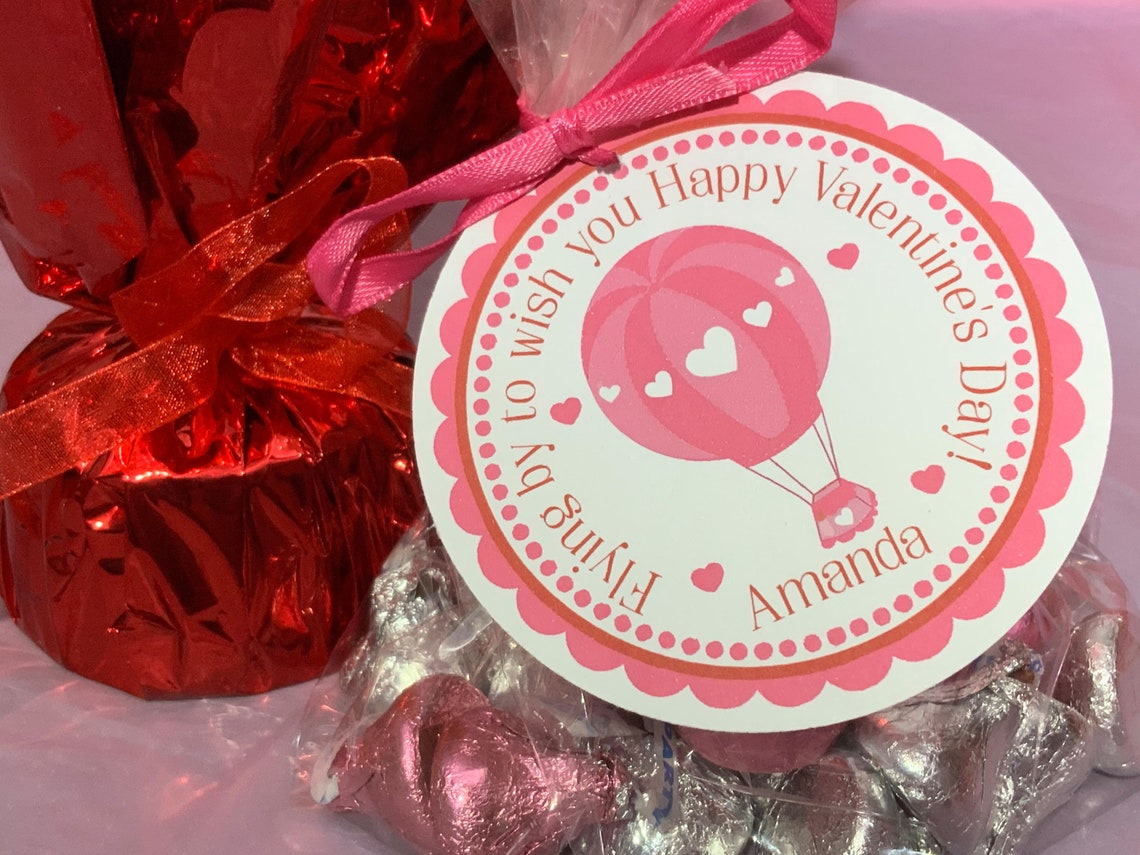 Printable Valentines Hot Air Balloon Valentines Class - Etsy
