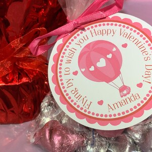 Printable Valentines, Hot Air Balloon Valentines, Class Valentines ...