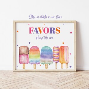 Popsicles Sign Popsicles Party Popsicles Birthday Party Summer Birthday ...