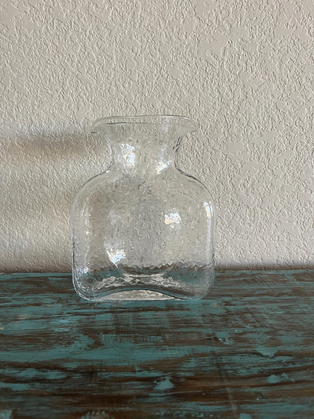 Vintage Clear Blenko Carafe or Vase Nice Piece of Art Glass - Etsy