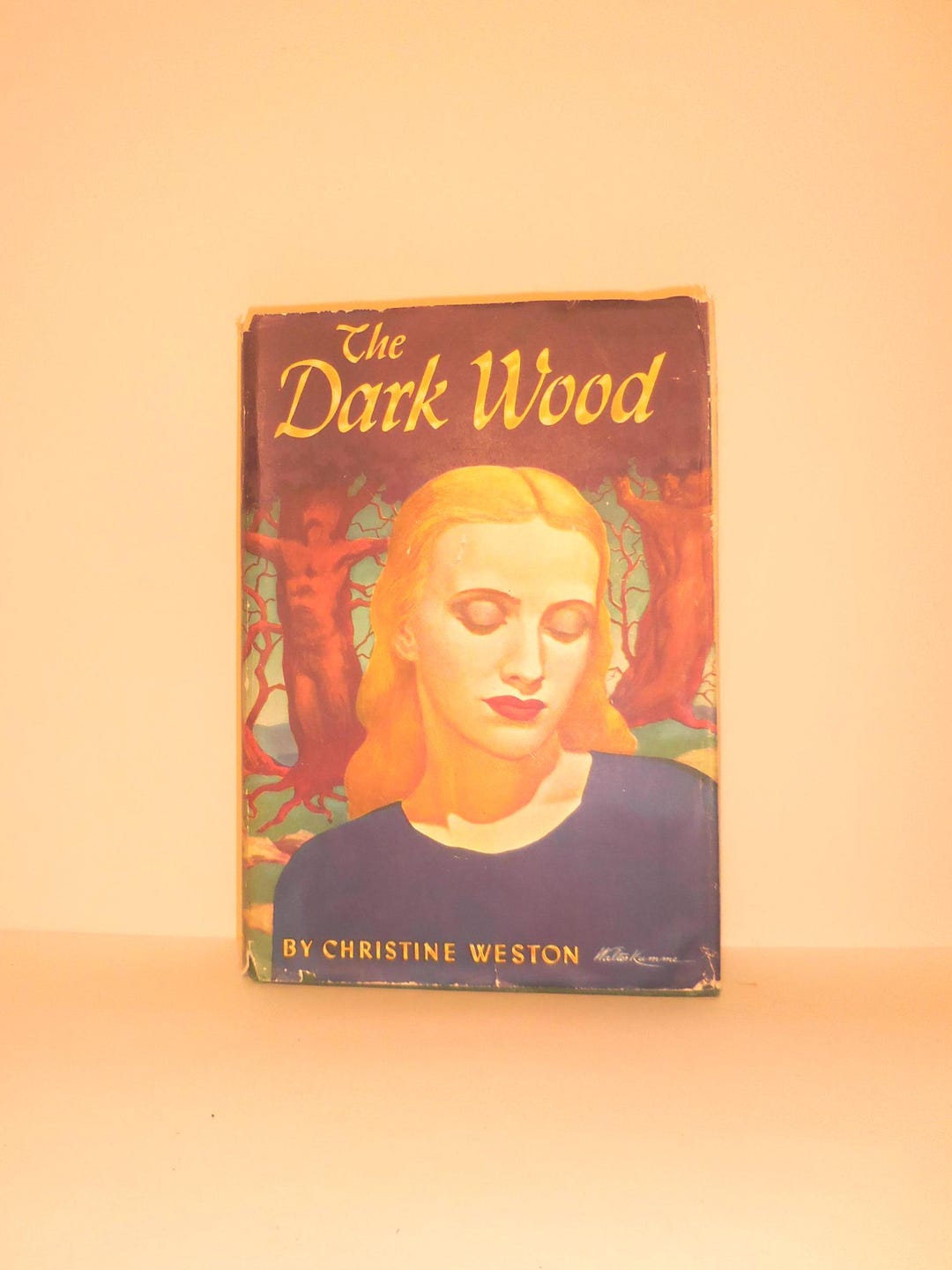 Vintage THE DARK WOOD by Christine Weston Hard Cover - Etsy