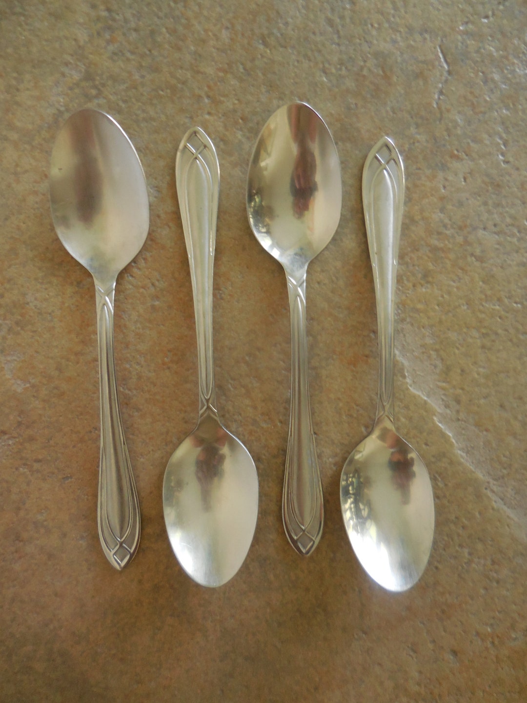 15 Hampton Pieces of Flatware Lace Frost Pattern Stainless One Complete ...