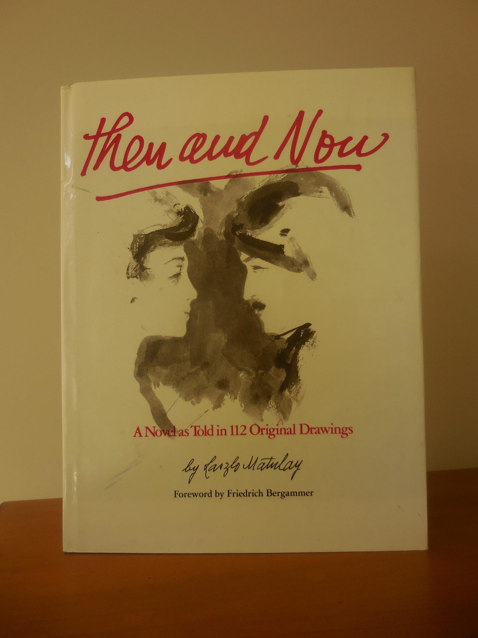 Vintage THEN and NOW Original Drawings by Laszlo Matulay 1980 - Etsy