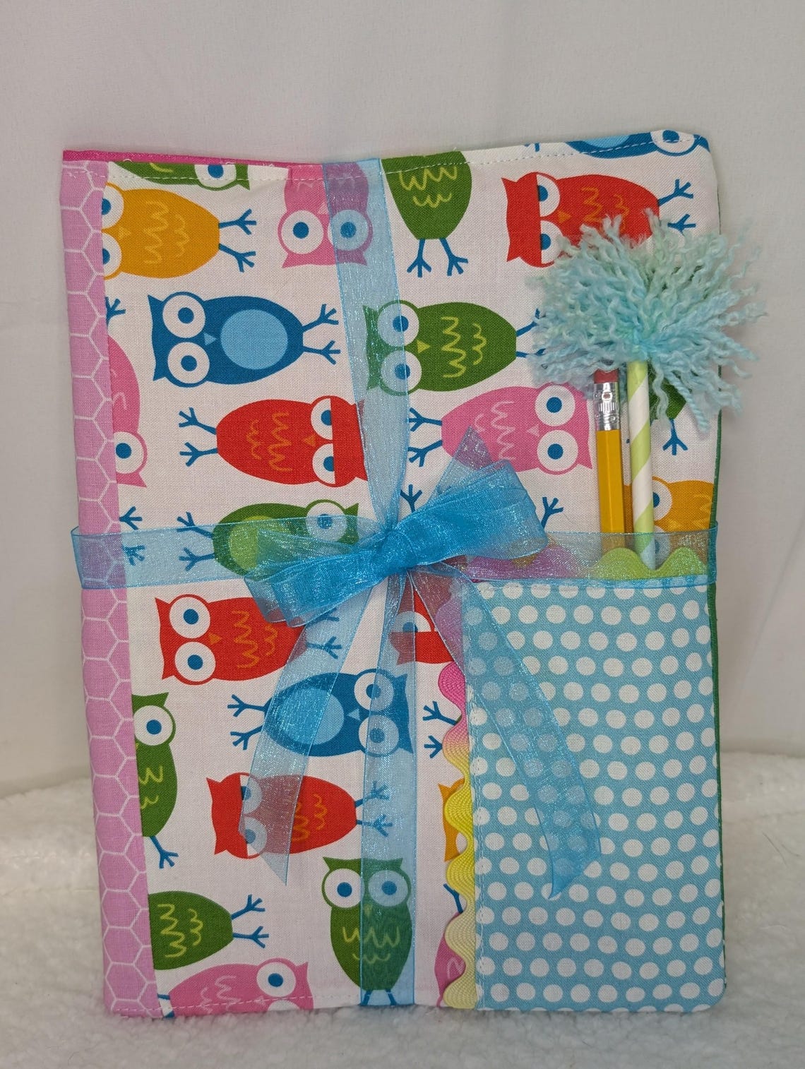 Teacher Gift - Composition Notebook Cover - Colorful Owls - Etsy