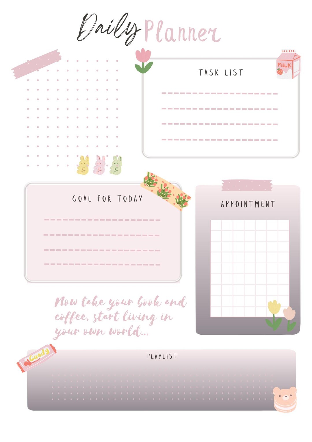 Project Planner Printable, Project Planning Templates, More Tasks List ...