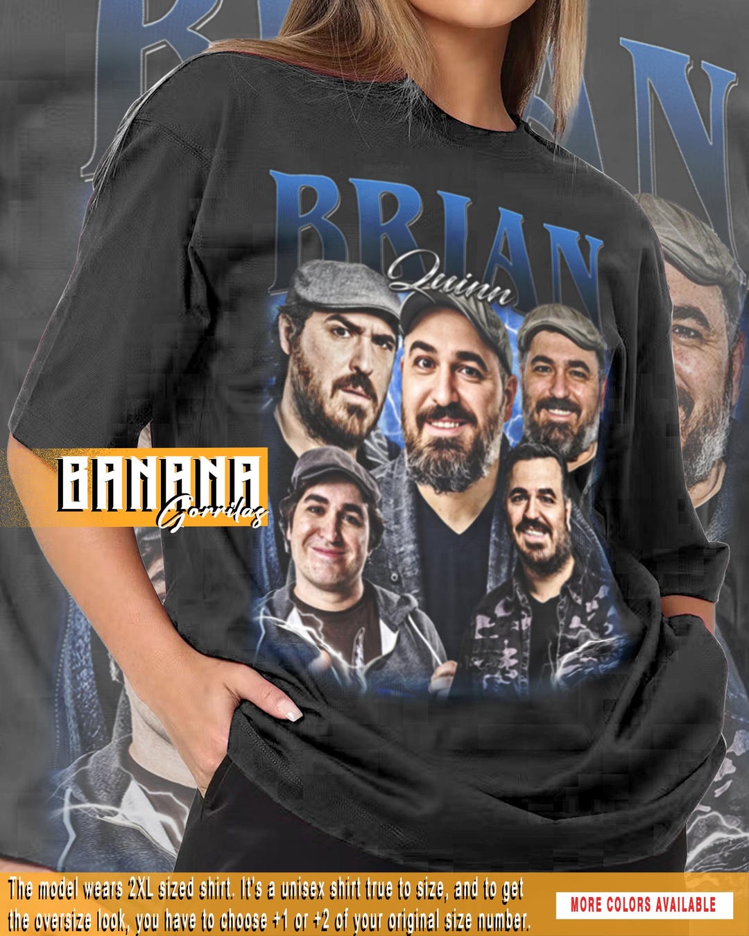 Vintage Brian Quinn Shirt Graphic Designs 90s T-shirt Unisex Adult Tee ...