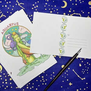 Zodiac Girls - Postcards - Set of Twelve - 4 X 6" by Marybel Martin - Etsy