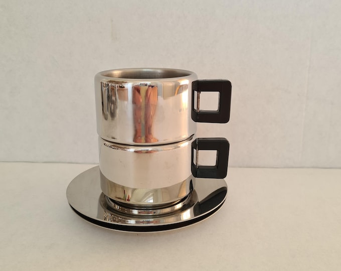 CASALINGHI 70s Vintage Design Espresso Coffee Cups Made in Italy.. - Etsy