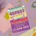 Editable 40FEST ® 40th Birthday Party Invite | Festival Birthday Party ...