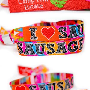 Festival Wedding Fabric Wristbands - Party Wedding Event Wristbands ...