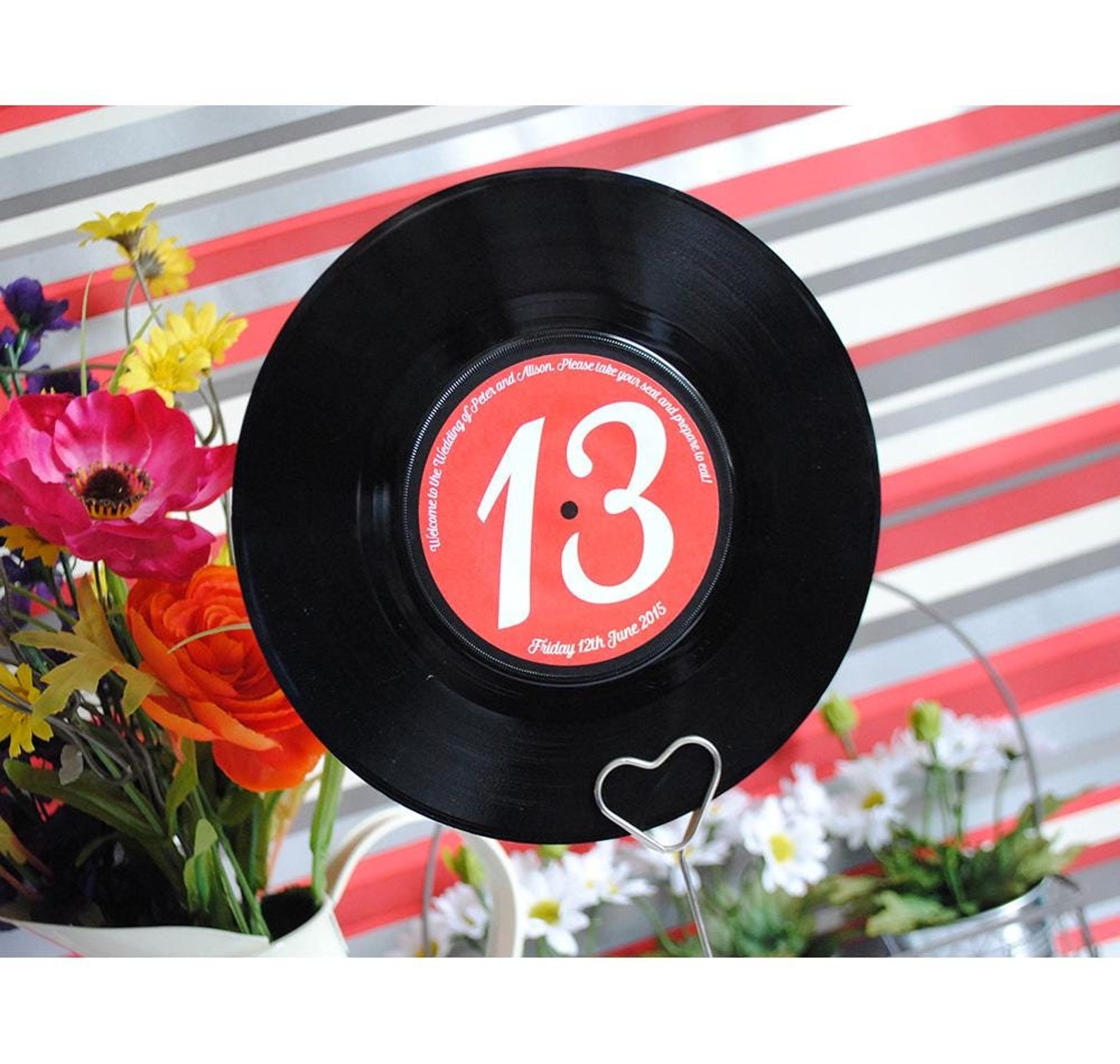 Vinyl Record Wedding Table Names / Table Numbers | Festival Wedding ...
