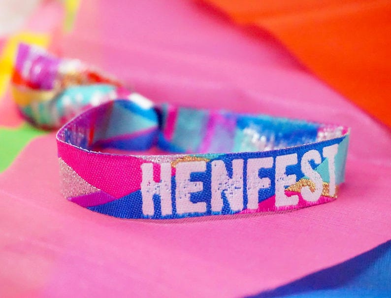 HENFEST ® multi Hen Party Wristbands Hen Fest Do Wristband Lockdown ...