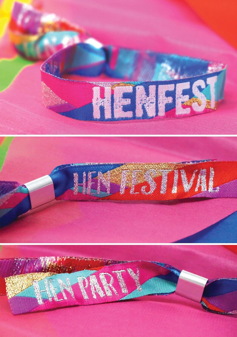 HENFEST ® multi Hen Party Wristbands Hen Fest Do Wristband Lockdown ...