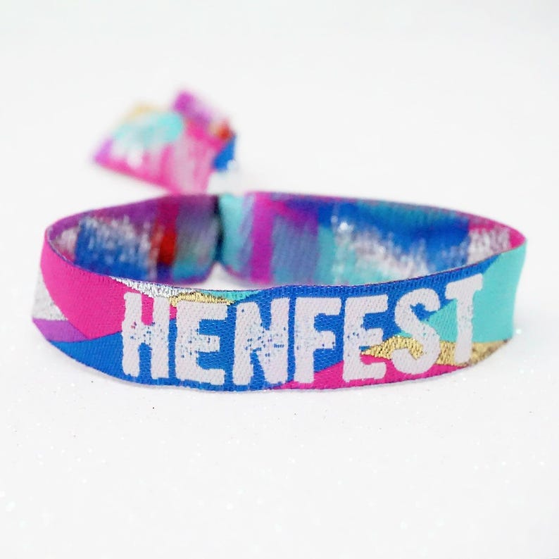 HENFEST ® multi Hen Party Wristbands Hen Fest Do Wristband Lockdown ...