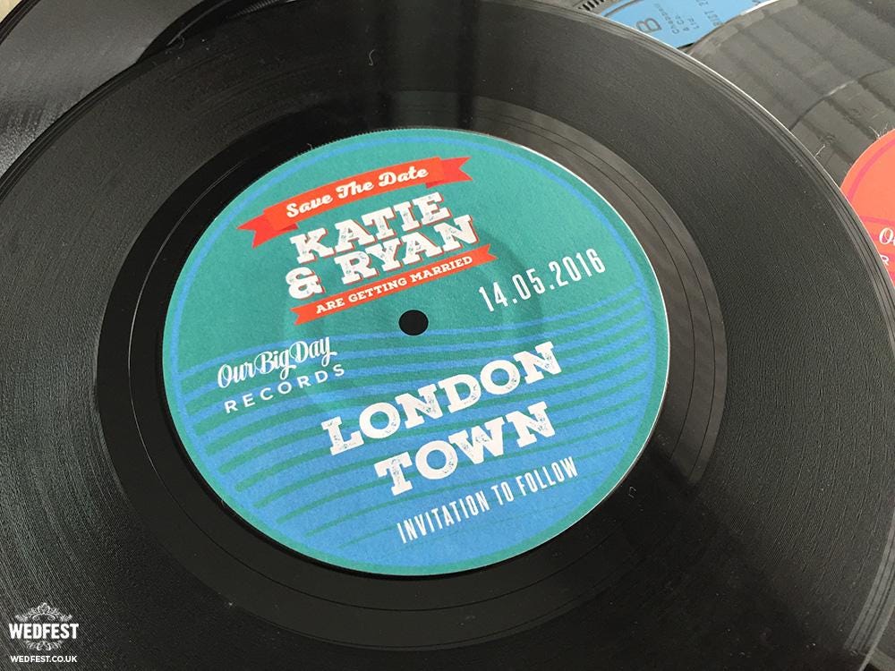 Vinyl Record Wedding Table Names / Table Numbers | Festival Wedding ...
